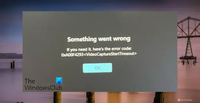 Windows 11の0xa00f4293ビデオキャプチャ開始タイムアウトエラーを修正: ccmn3699